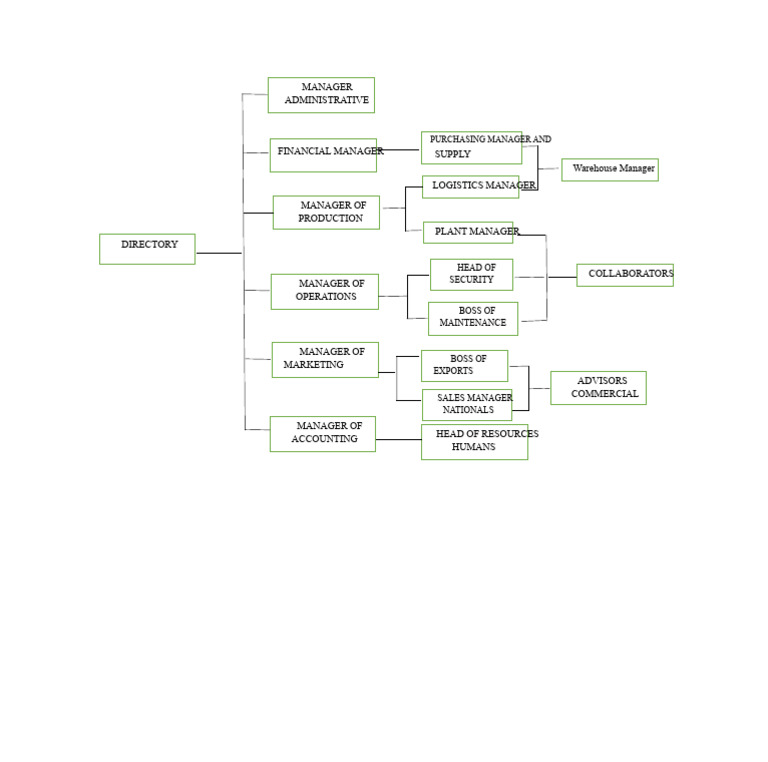 Organizational Chart Michell | PDF