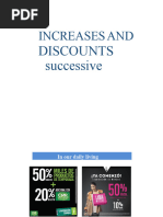 Successive Percentage Change Methods | PDF | Percentage | Ratio