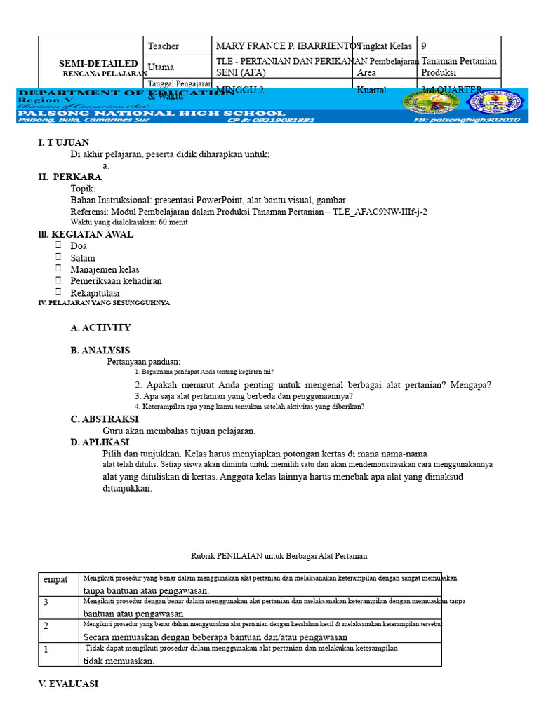 DLP TLE AFA 9 W5Q3 | PDF