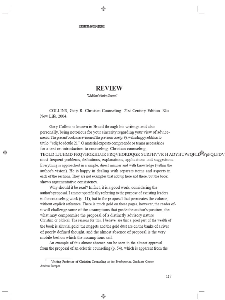 Christian Counseling - Mackenzie | PDF | Christian Counseling | Bible