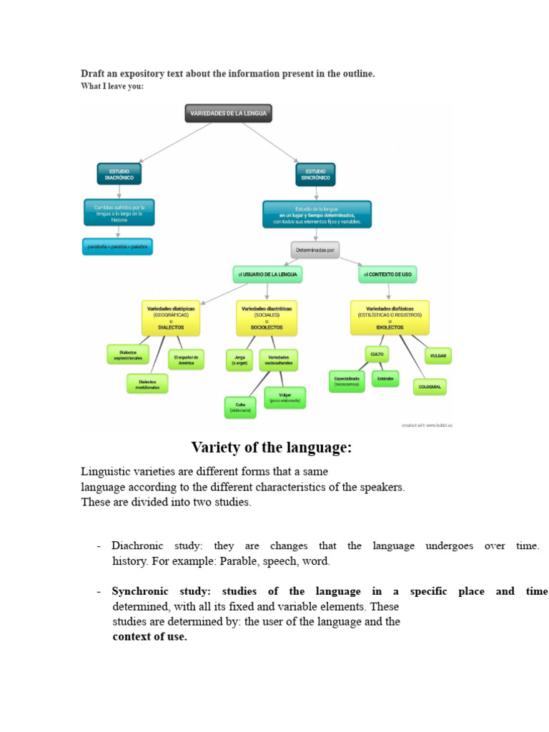 Task About Linguistic Variations | PDF