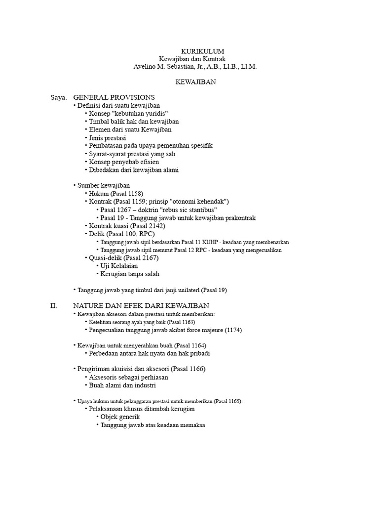 Oblicon - Silabus | PDF