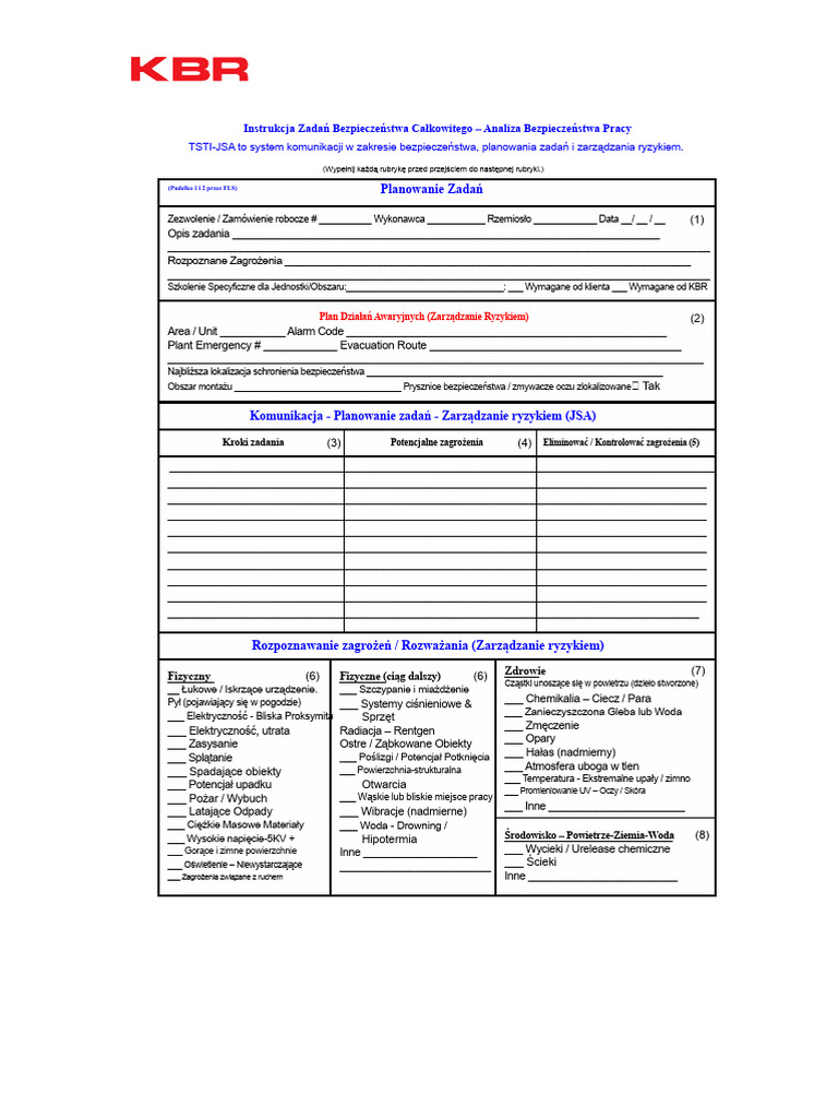 TSTI Form | PDF