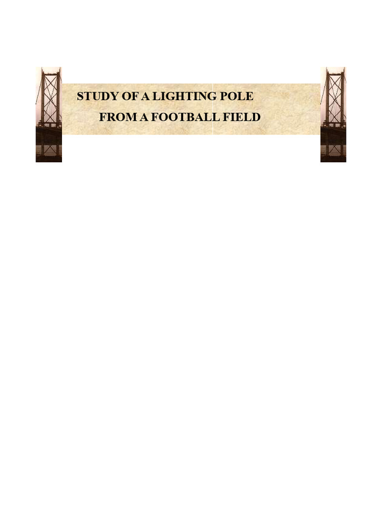 Metallic Construction Pylon | PDF | Shape | Concrete