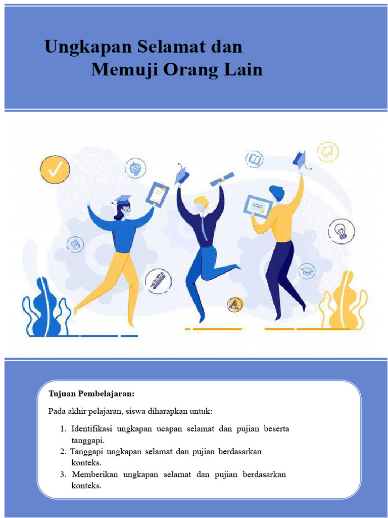 Mengucapkan selamat dan memuji | PDF