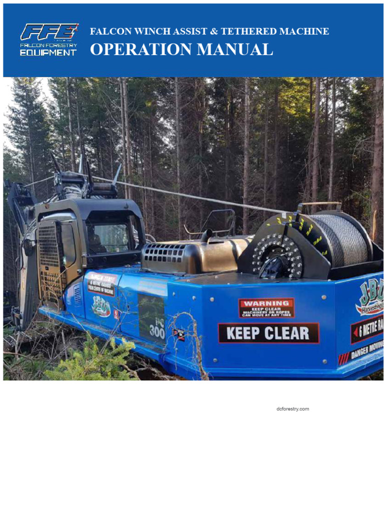 Falcon Winch Assist Operation Manual | PDF | Crane (Machine ...
