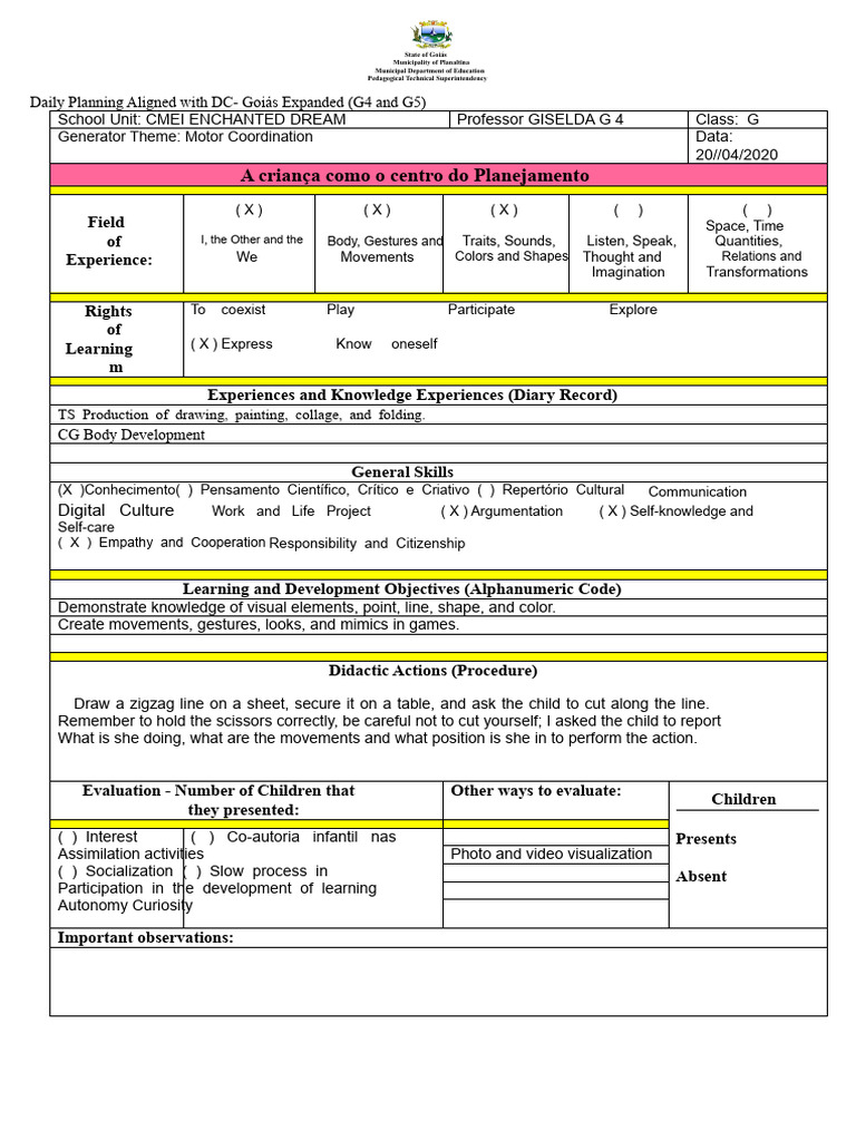 Lesson Plan g4 20-04.docx 2 | PDF | Shape | Communication