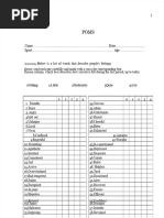 POMS Mood States Questionnaire | PDF | Emotions | Psychology