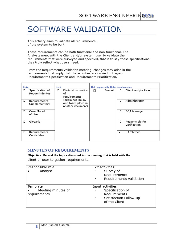 Validation of Requirements | PDF | Specification (Technical Standard ...