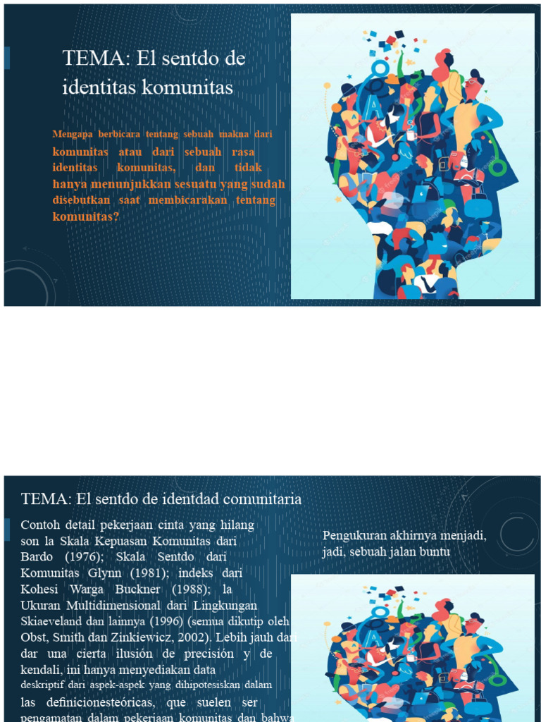 Makna Identitas dalam Komunitas | PDF