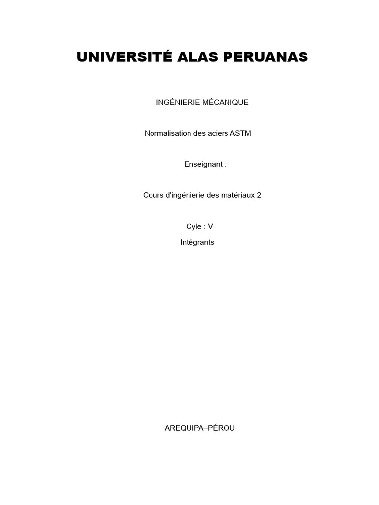 Normes ASTM pour les aciers en ingénierie | PDF | Acier | Fer