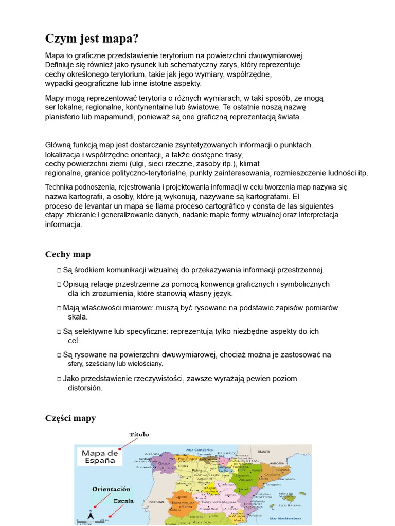 Czym Jest Mapa | PDF
