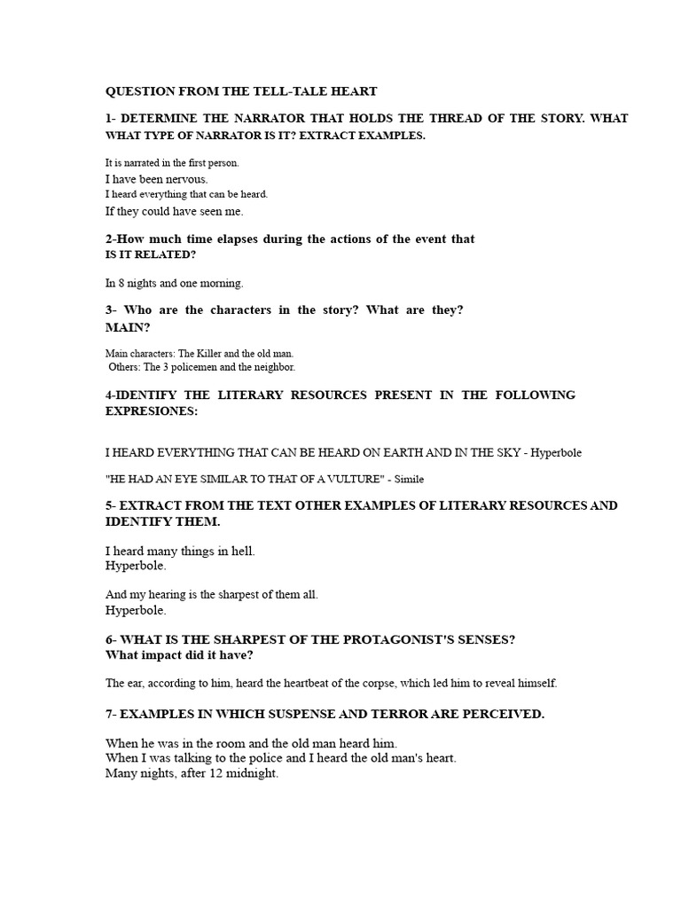 The Tell-Tale Heart | PDF