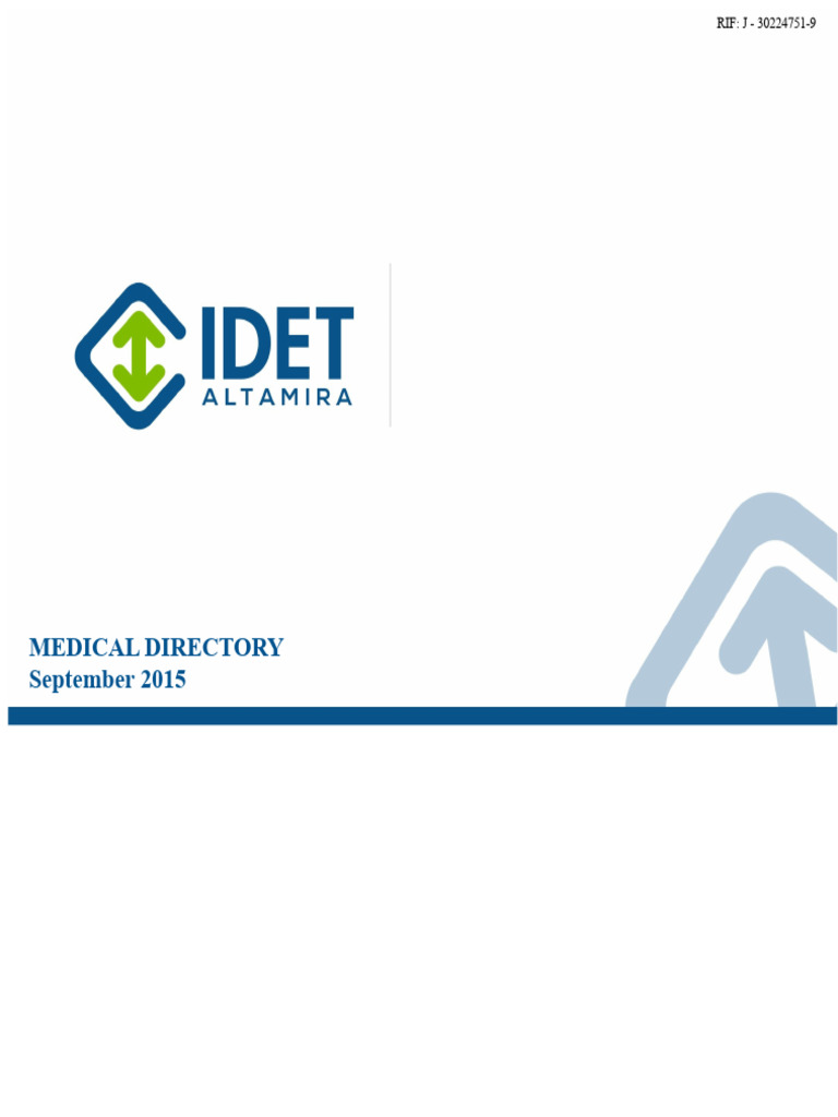 Medical Directory Idet Clinic | PDF | Health Care | Medical Specialties
