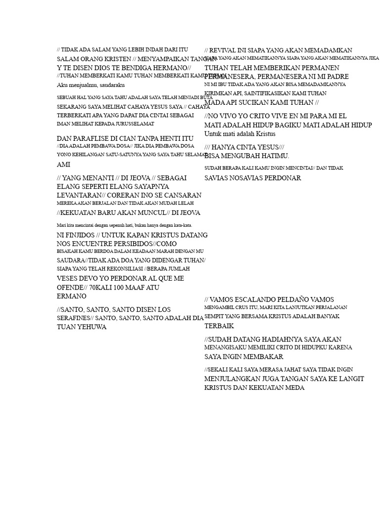 Salam dan Iman dalam Kristus | PDF