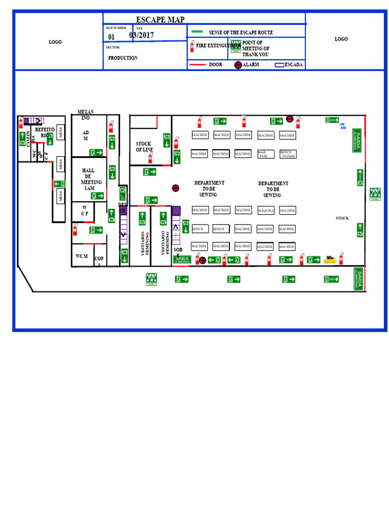 nr23 Training Escape-Route-Map | PDF
