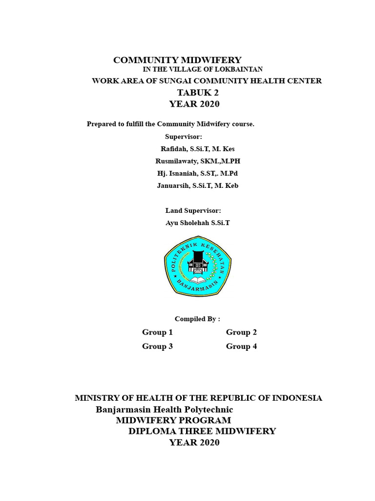 (Fix) Community Midwifery Care Report For One Village-1 | PDF | Midwife ...