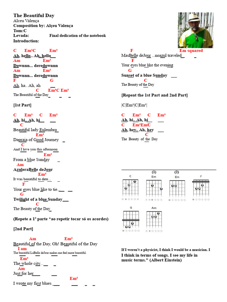 The Beautiful Day Song Guide | PDF | Entertainment | Performing Arts