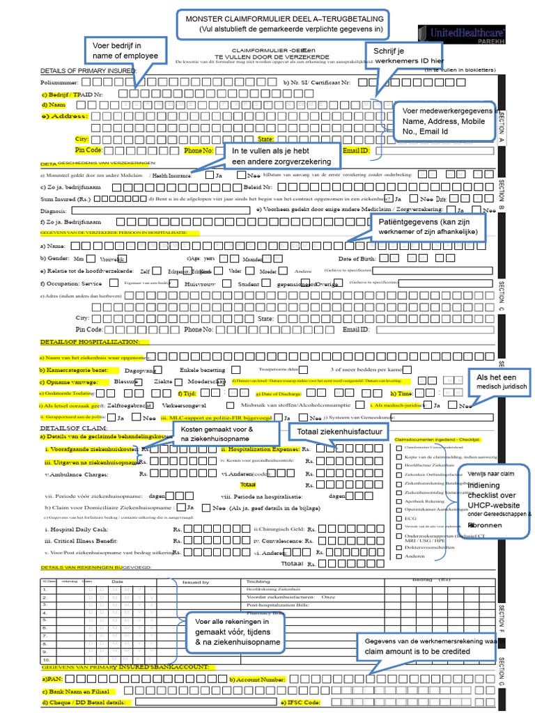 Voorbeeld Aansprakelijkheidsformulier - Deela PDF | PDF