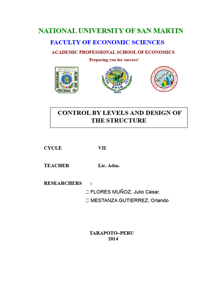 Control by Levels and Structure Design | PDF | Communication | Business