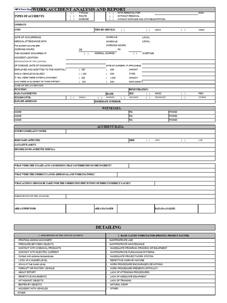 Work Accident Analysis Report | PDF | Accidents | Safety