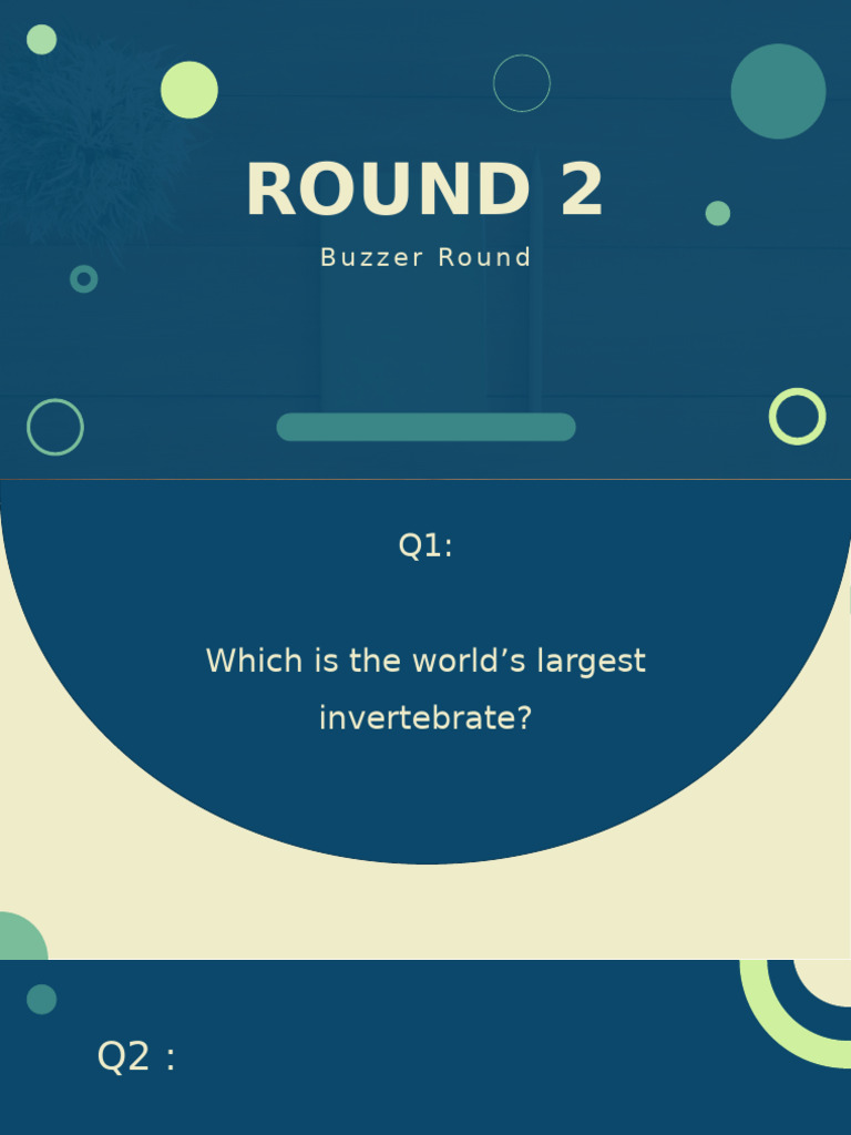 Buzzer Round-1 | PDF