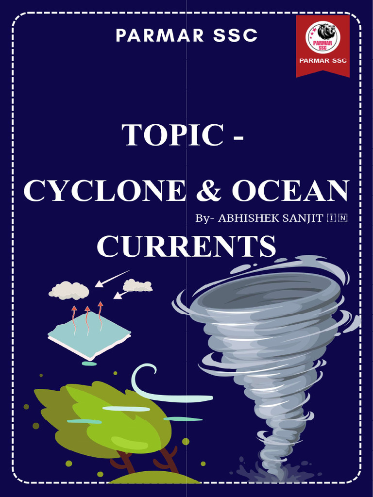 Cyclone and Ocean Currents | PDF