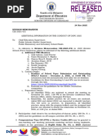 Dm Cid 2025 431 Additional Information on the Conduct of Dspc 2025 11242025 | PDF