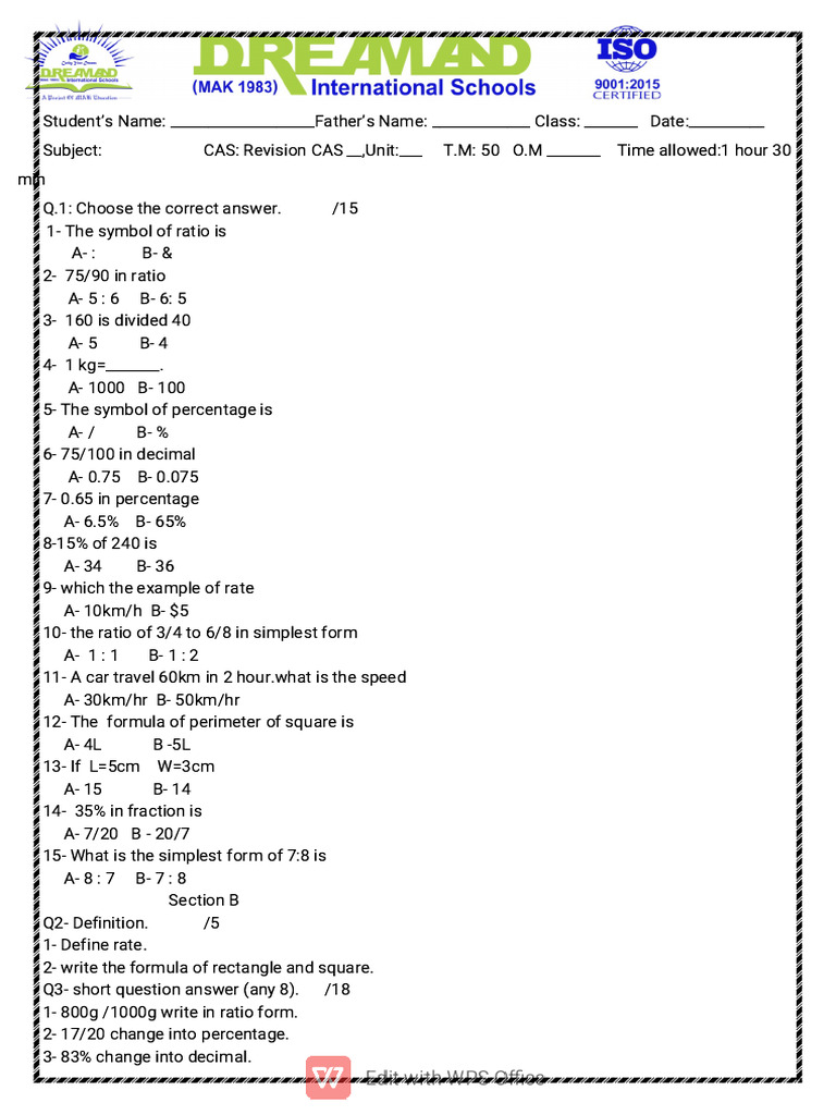 Paper Formate | PDF