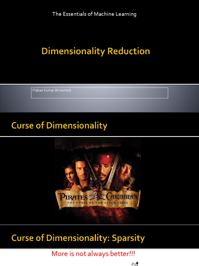 Machine Learning Dimensionality Challenges | PDF | Artificial ...