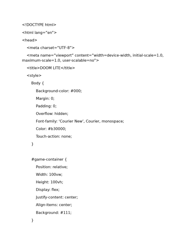 DOOM LITE | PDF