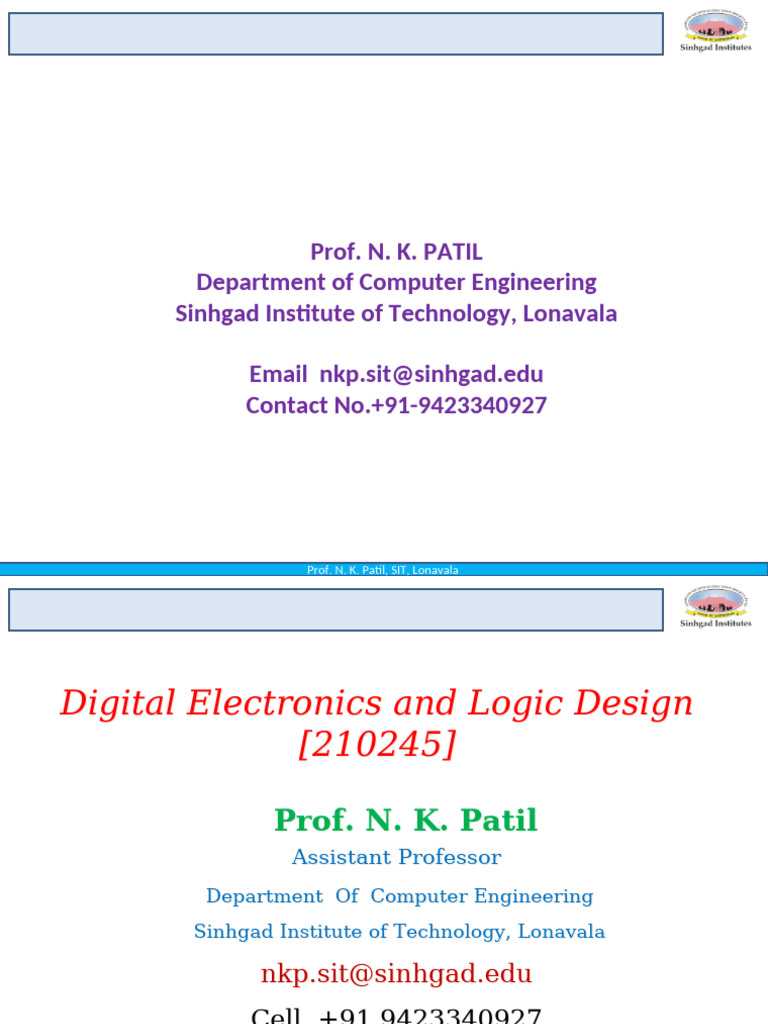 Nkp_deld_unit 1 Complete | PDF | Boolean Algebra | Teaching Mathematics