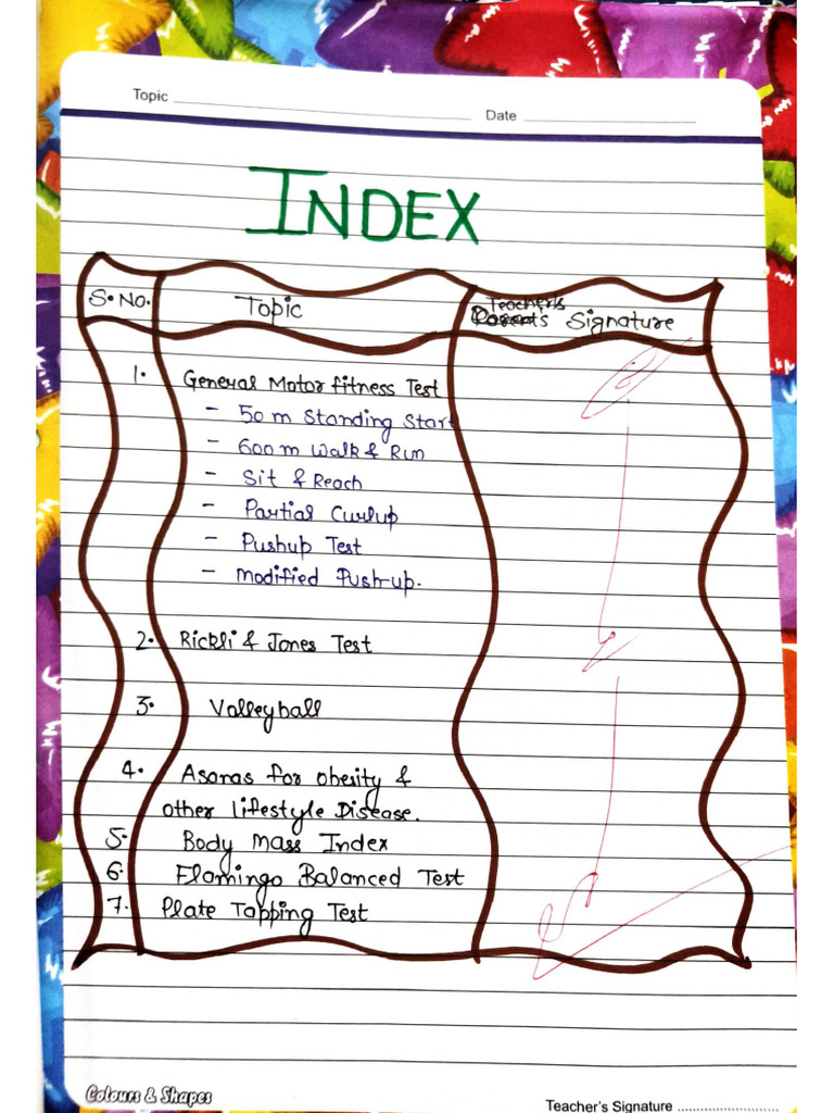 Physical Education Project File | PDF