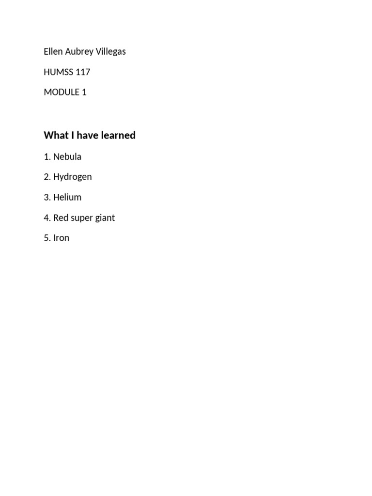 What I Have Learned | PDF