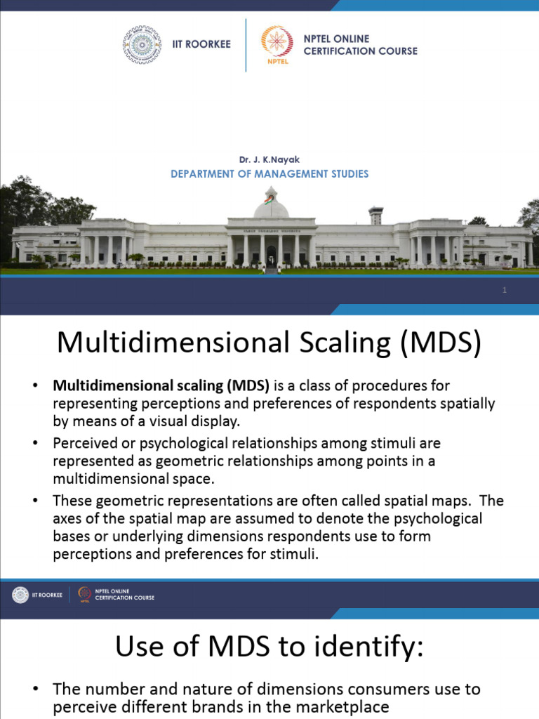 Understanding Multidimensional Scaling | PDF | Dimension | Perception