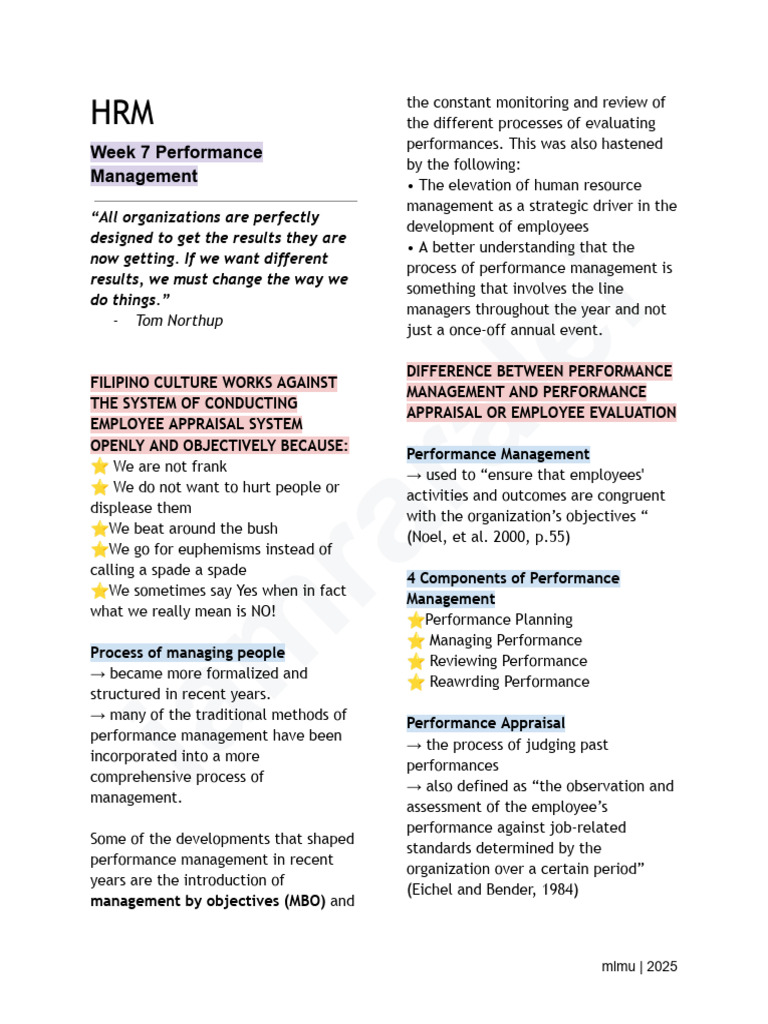 HRM - Midterms Reviewer | PDF | Performance Appraisal | Social Psychology