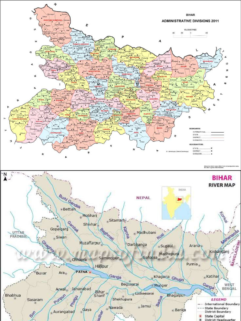 Bihar Map | PDF