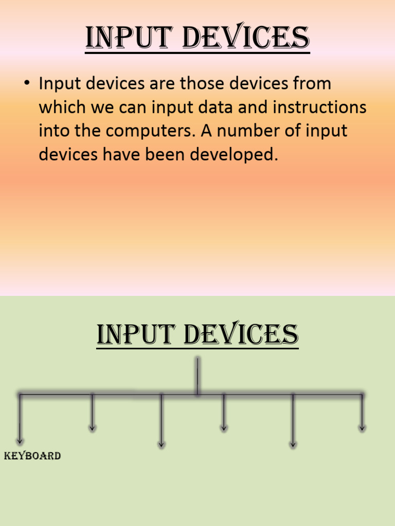 input devices | PDF | Computer Keyboard | Computer Hardware