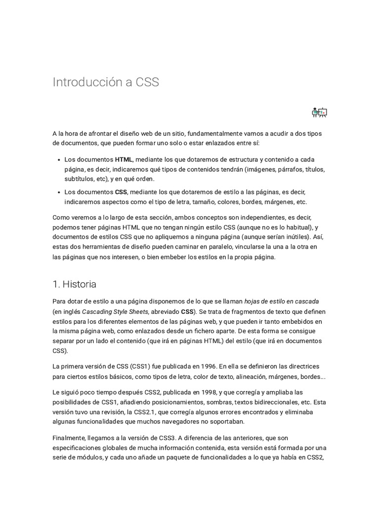 Introducción a CSS | PDF | Modelo de color Rgb | Color