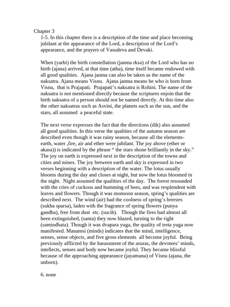 03 The Birth of Lord Krishna | PDF | Planets In Astrology | Brahman