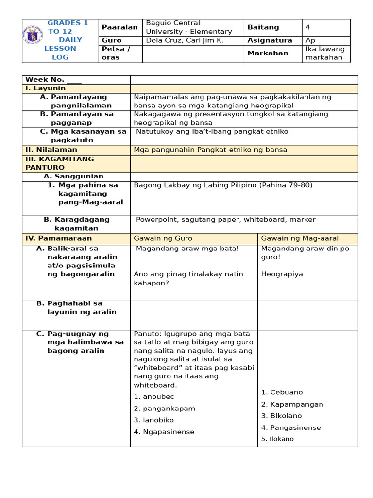 ap grade 5 - Copy | PDF