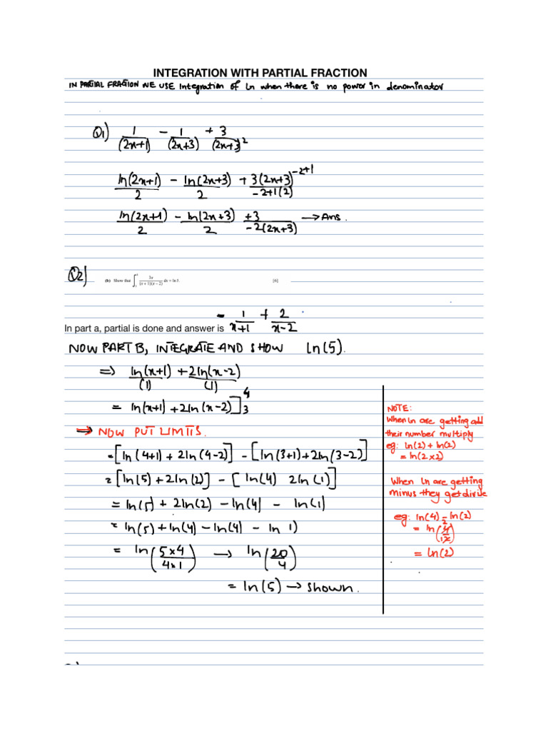 A2 Integration by Abeer Akmal | PDF