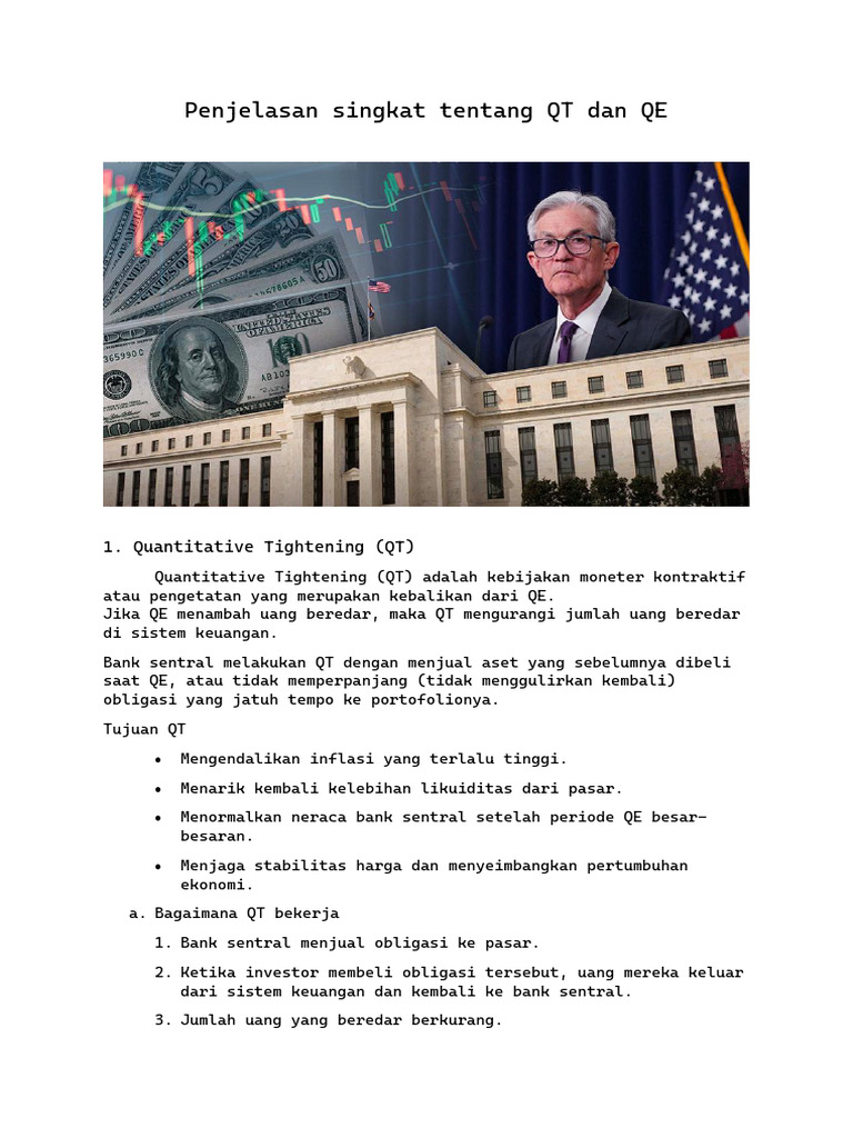 Penjelasan singkat tentang QT dan QE | PDF