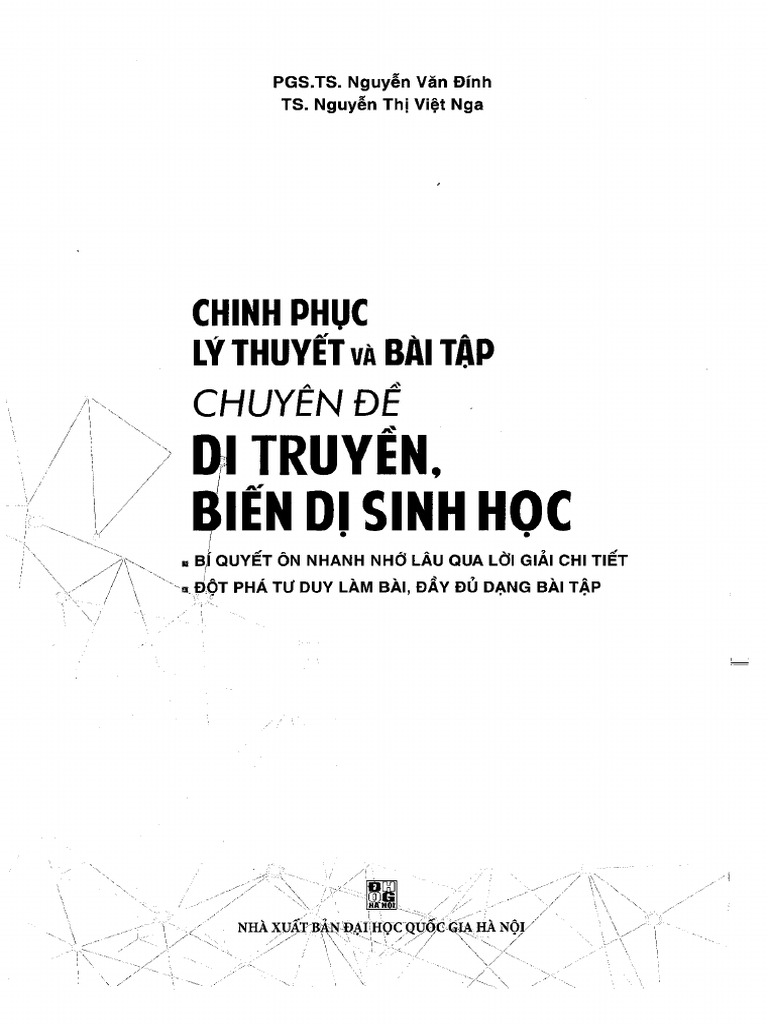 Chinh Phuc Ly Thuyet Va Bai Tap Chuyen de Di Truyen Bien Di Sinh Hoc | PDF