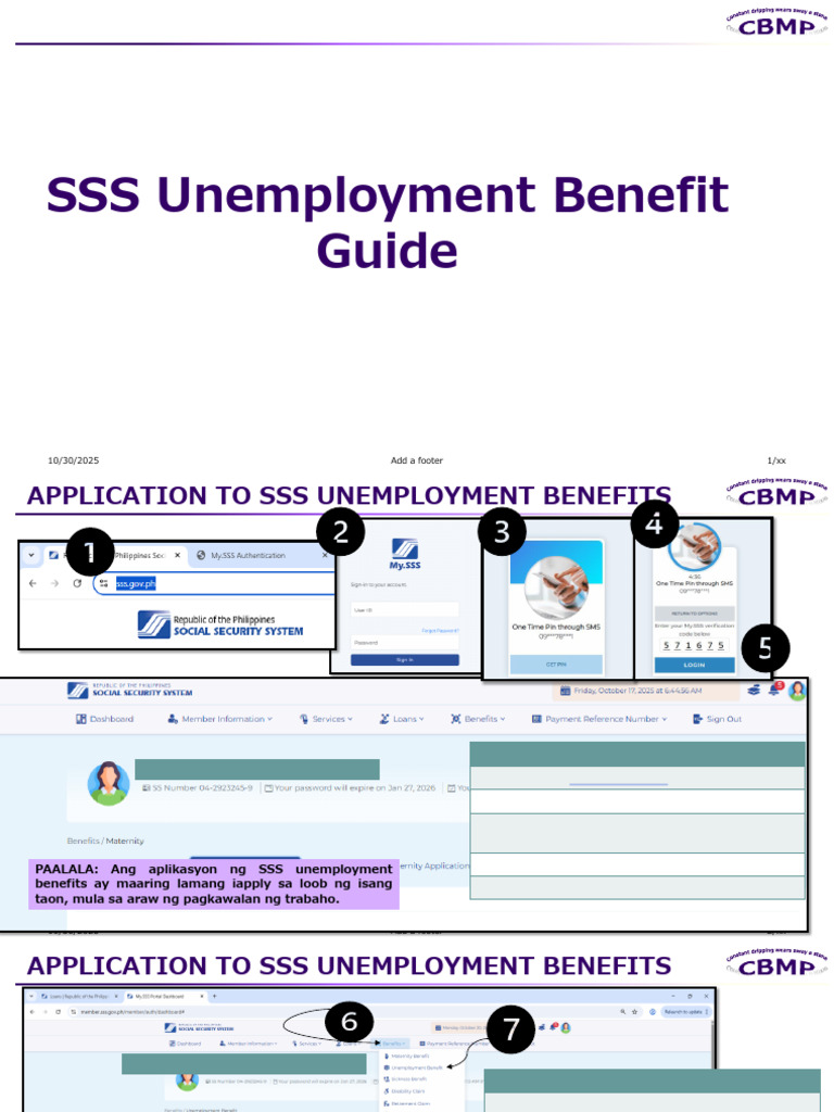 SSS Unemployment Guide | PDF