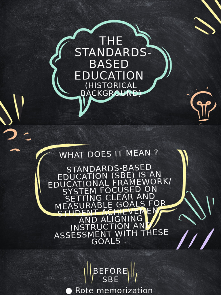 Standards-Based Education Overview | PDF | National Council Of Teachers ...
