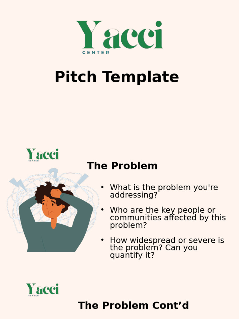 Pitch Deck Template | PDF