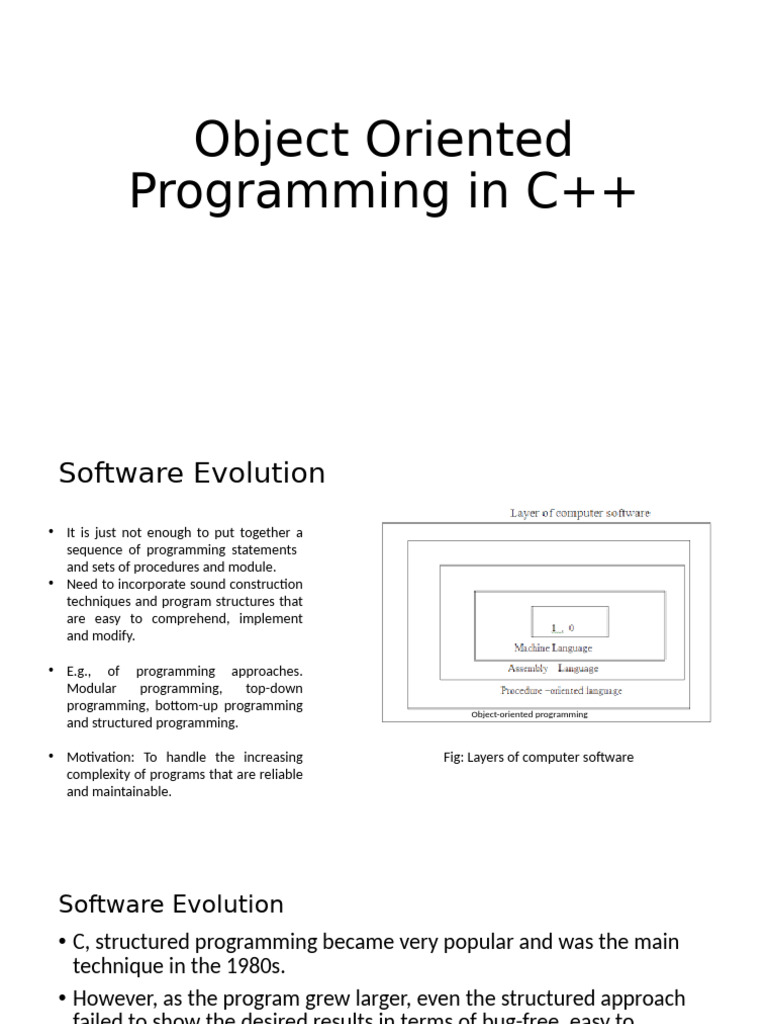 1.principles of Object Oriented Programming | PDF | Object Oriented ...