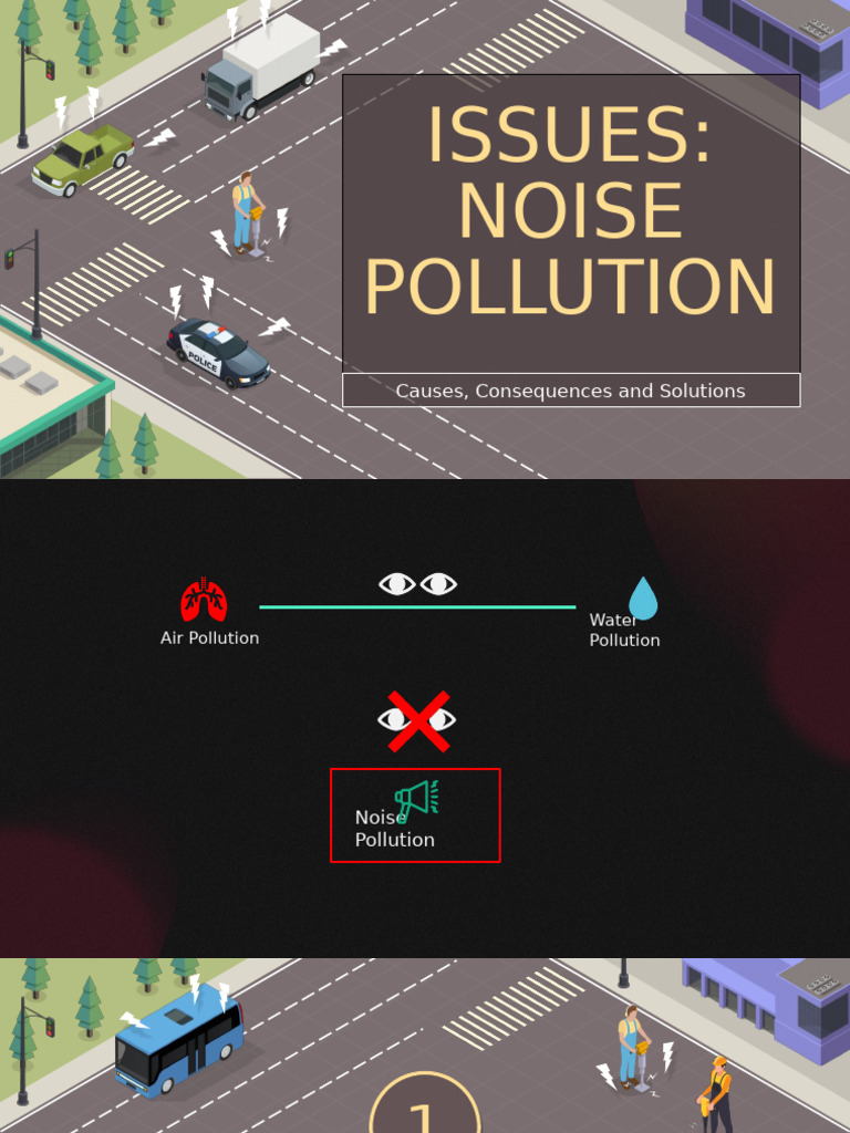Reducing Noise Pollution in The City Campaign by Slidesgo-1 | PDF | Noise