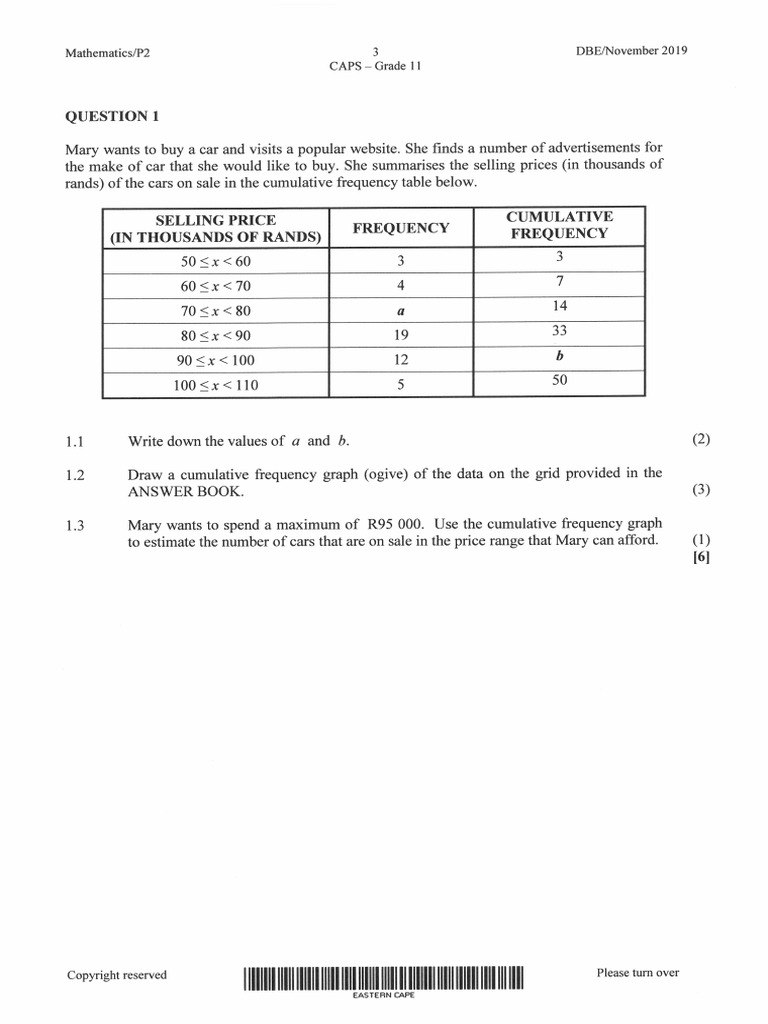DBE November 2019 Paper 2 Questions and Memo | PDF | Communication